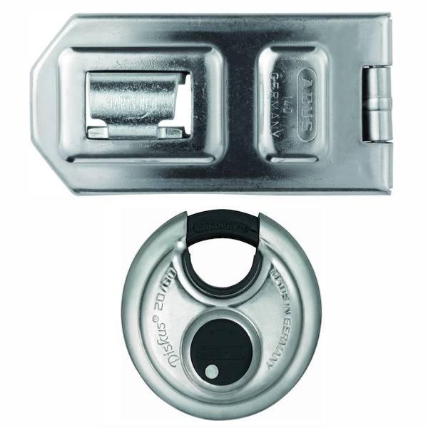 Porte-cadenas + cadenas Abus Diskus : sécurité camion, fourgon, porte ...